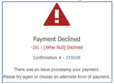 Payment Declines